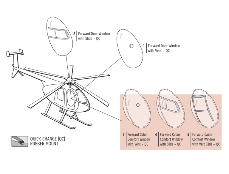 369-4505-45 | Fwd Cabin Comfort Window w/Vertical Slide LH (Quick ...