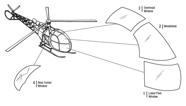 3180-2003-1 | Overhead Window LH | Airbus Helicopters