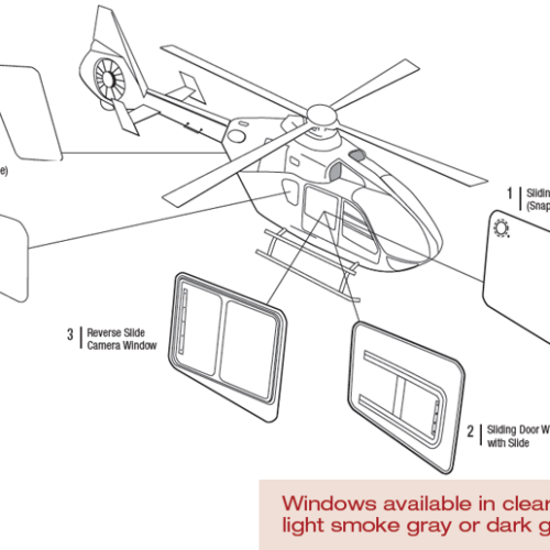 EC135-1005-1 | Sliding Door Window LH (Snap Vent Optional) | Airbus ...